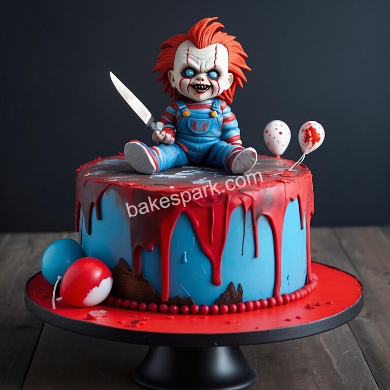 21 Chucky Doll Cake Design Ideas for Halloween [GALLERY] - BakeSpark
