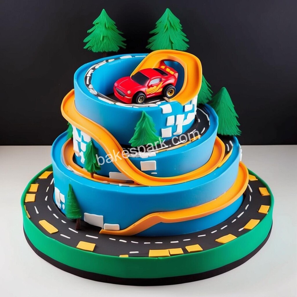 27 Hot Wheels Cake Design Ideas [GALLERY] - BakeSpark