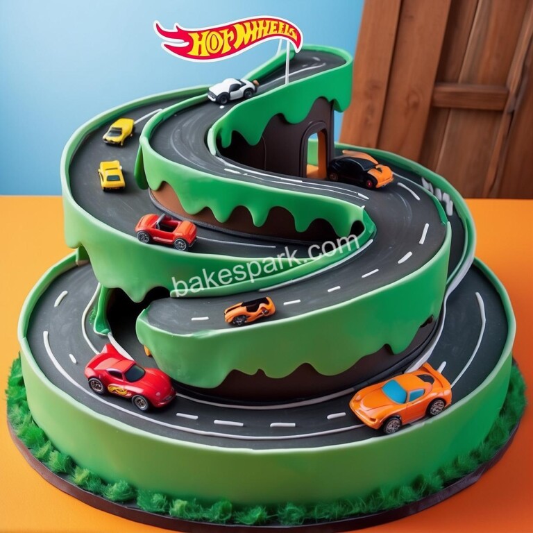 27 Hot Wheels Cake Design Ideas [GALLERY] - BakeSpark