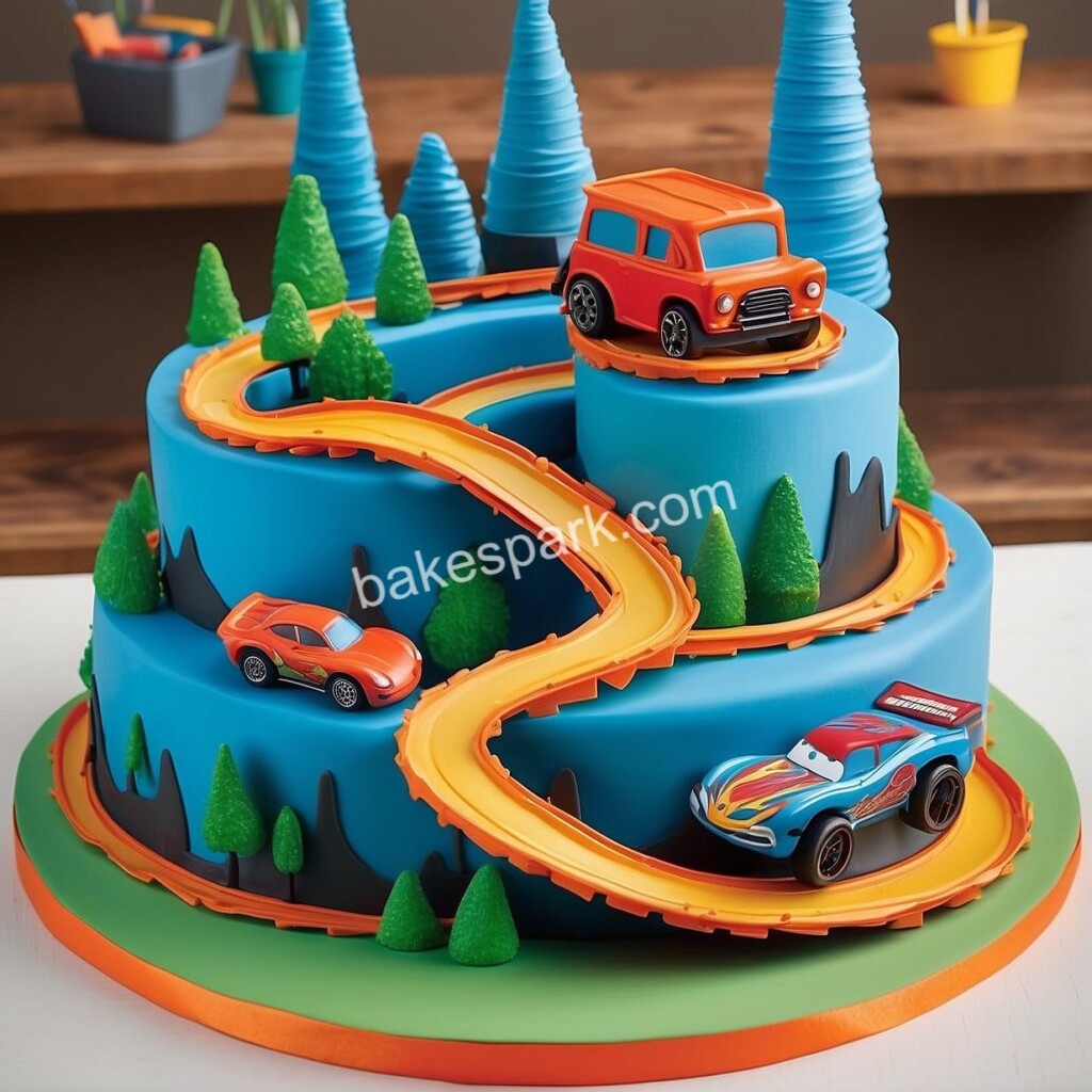 27 Hot Wheels Cake Design Ideas [GALLERY] - BakeSpark