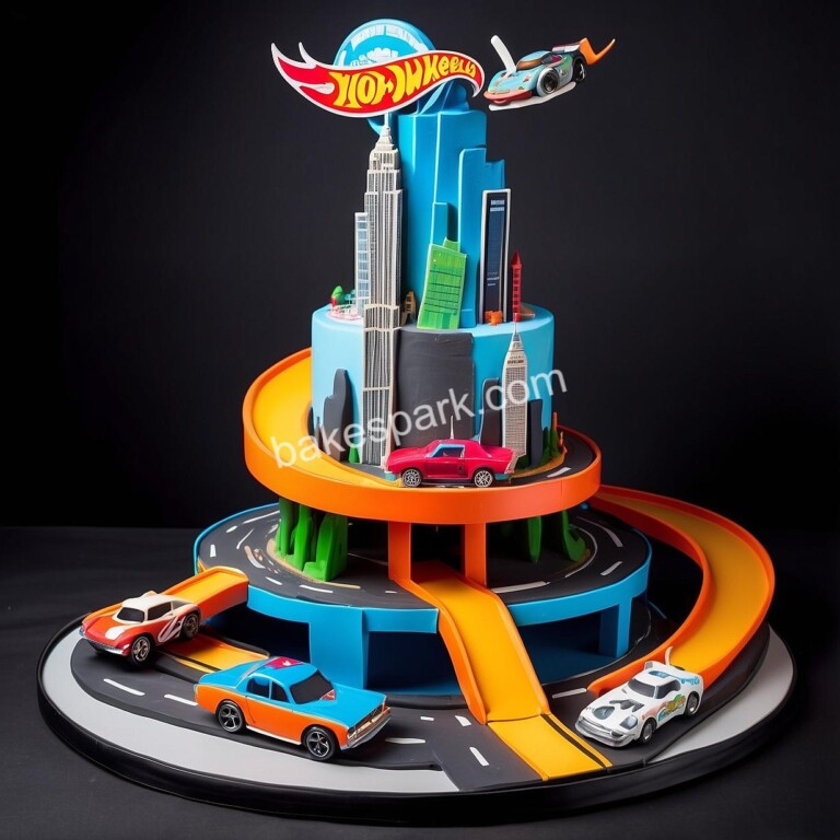 27 Hot Wheels Cake Design Ideas [GALLERY] - BakeSpark