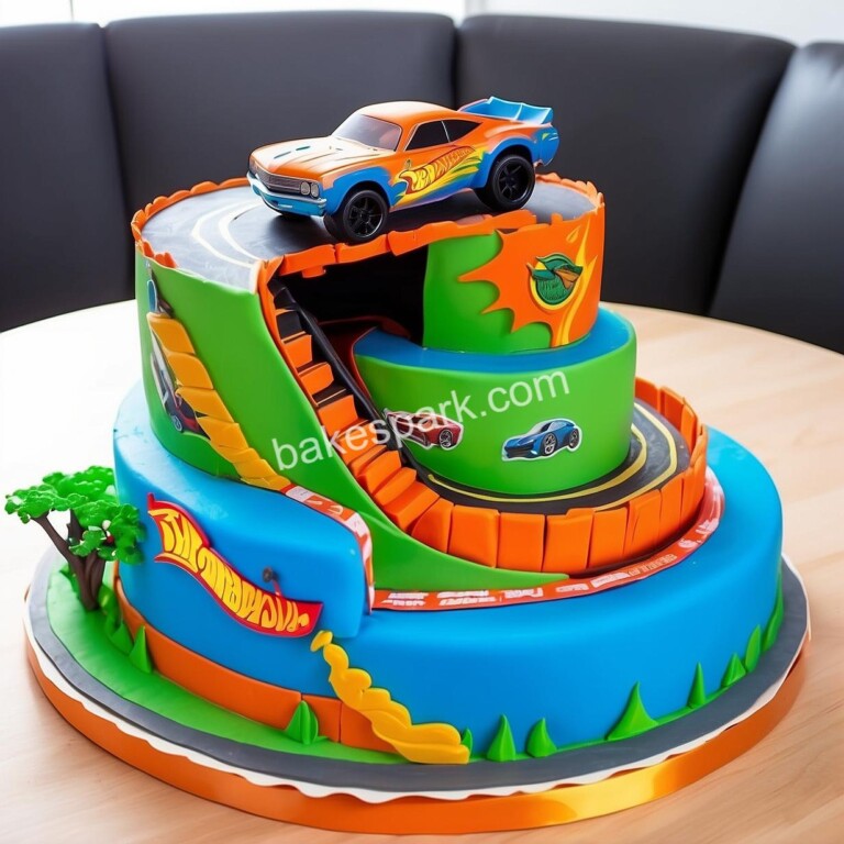 27 Hot Wheels Cake Design Ideas [GALLERY] - BakeSpark