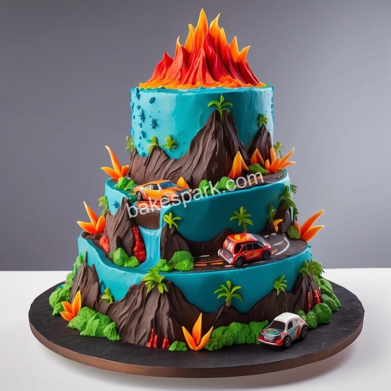 27 Hot Wheels Cake Design Ideas [GALLERY] - BakeSpark
