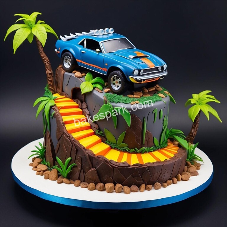 27 Hot Wheels Cake Design Ideas [GALLERY] - BakeSpark