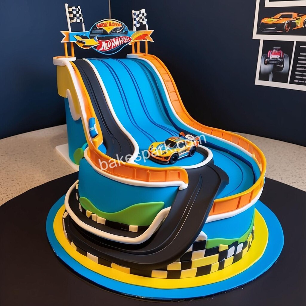 27 Hot Wheels Cake Design Ideas [GALLERY] - BakeSpark