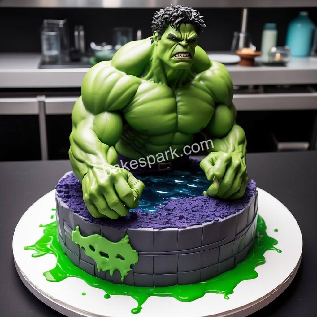22 Hulk Cake Design Ideas [GALLERY] - BakeSpark