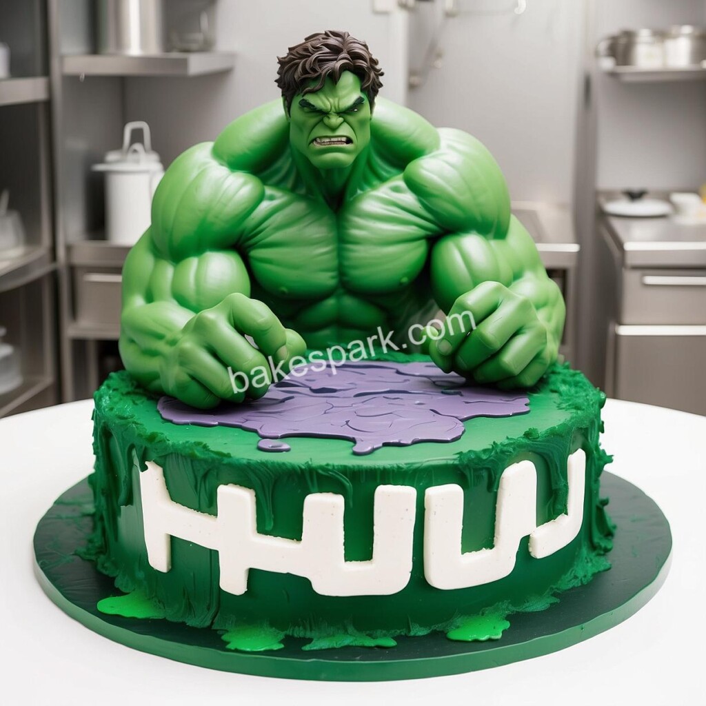 22 Hulk Cake Design Ideas [GALLERY] - BakeSpark