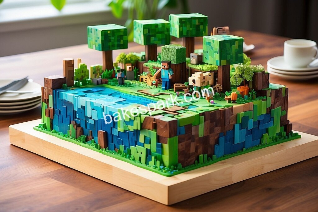 55 Minecraft Cake Design Ideas [GALLERY] - BakeSpark