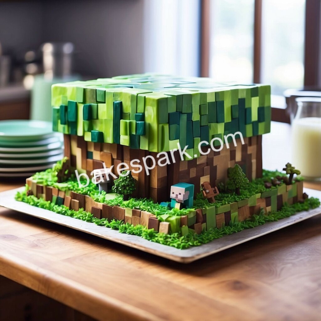 55 Minecraft Cake Design Ideas [GALLERY] - BakeSpark