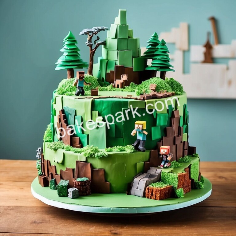 55 Minecraft Cake Design Ideas [GALLERY] - BakeSpark