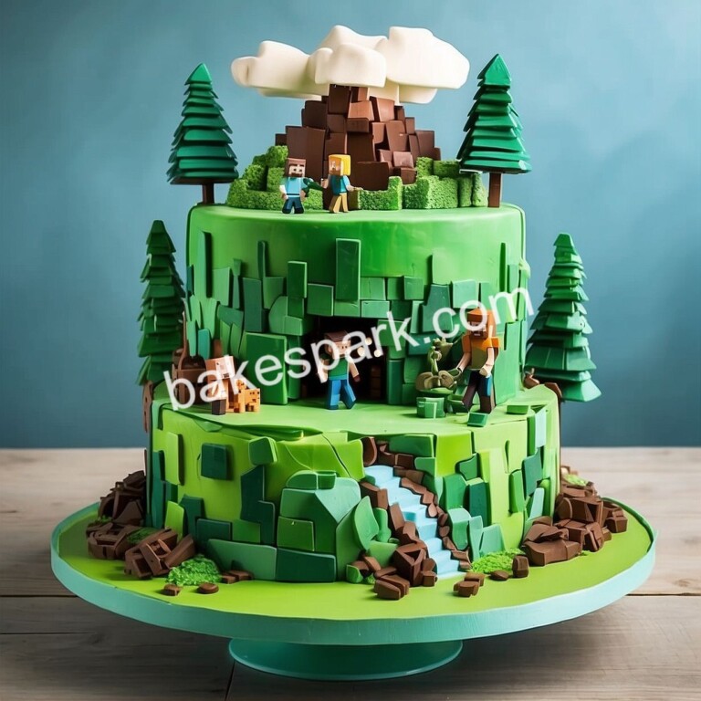 55 Minecraft Cake Design Ideas [GALLERY] - BakeSpark
