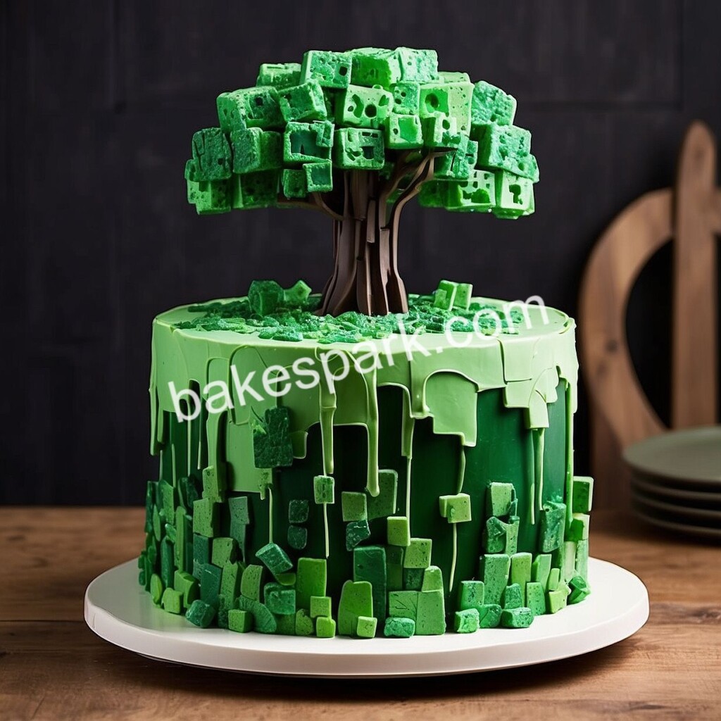 55 Minecraft Cake Design Ideas [GALLERY] - BakeSpark