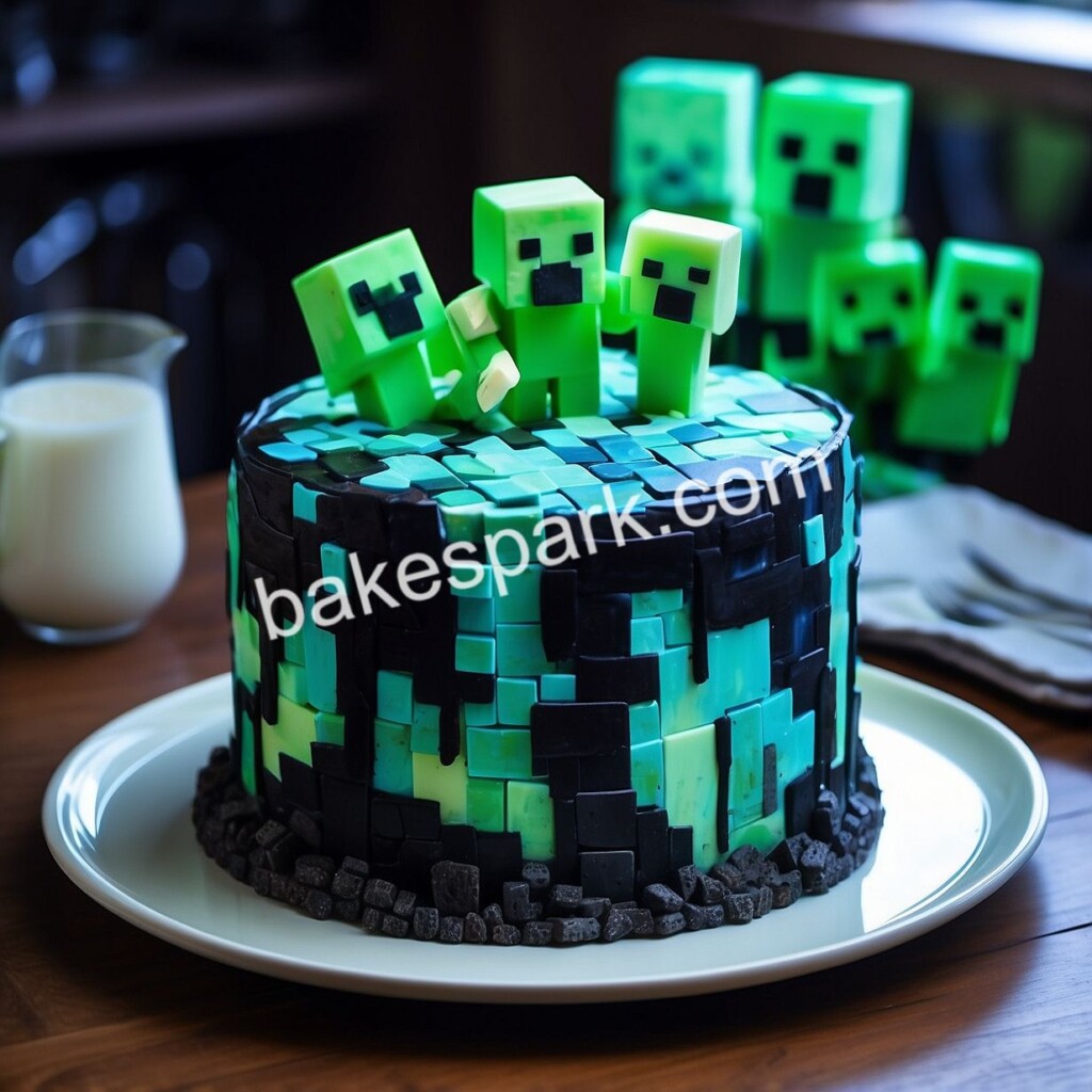 55 Minecraft Cake Design Ideas [GALLERY] - BakeSpark