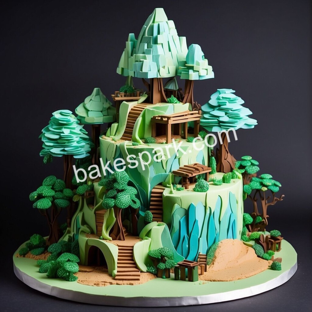 55 Minecraft Cake Design Ideas [GALLERY] - BakeSpark