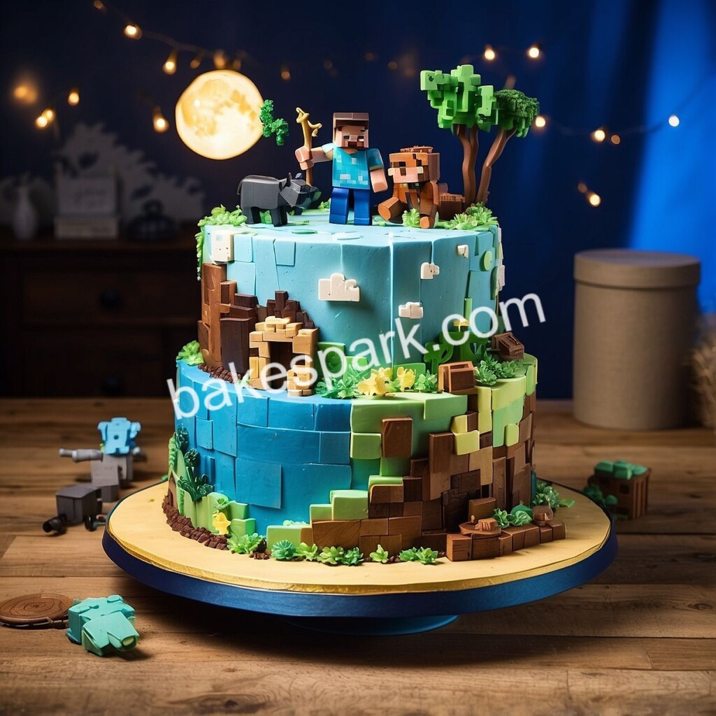 55 Minecraft Cake Design Ideas [GALLERY] - BakeSpark