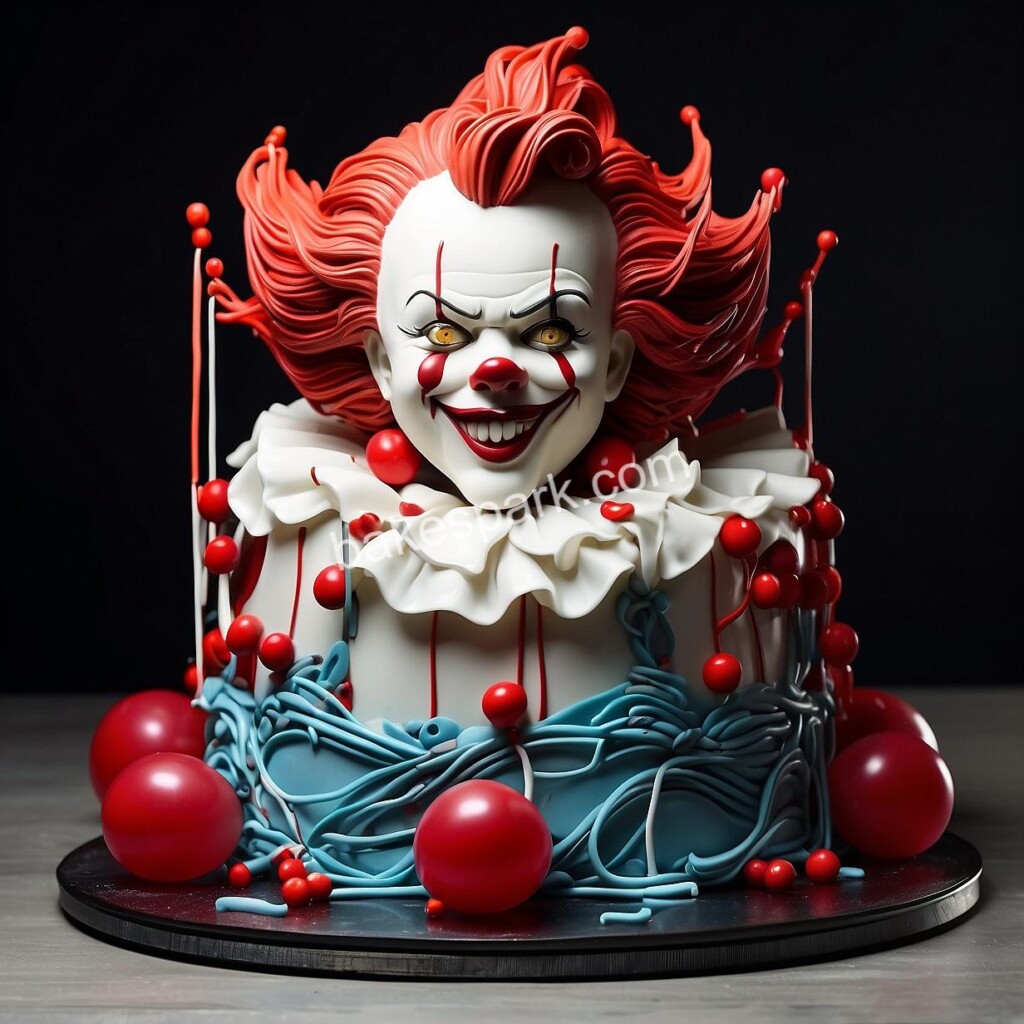 18 Pennywise (from "It" Movie) Cake Design Ideas - BakeSpark