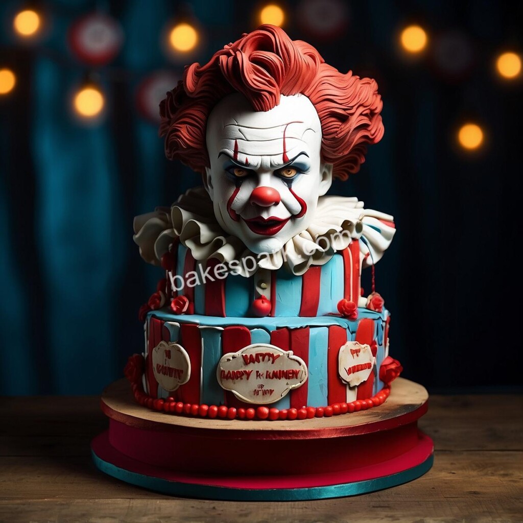 18 Pennywise (from "It" Movie) Cake Design Ideas - BakeSpark