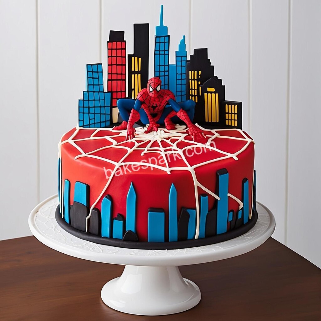79 Spider-Man Cake Design Ideas [GALLERY] - BakeSpark