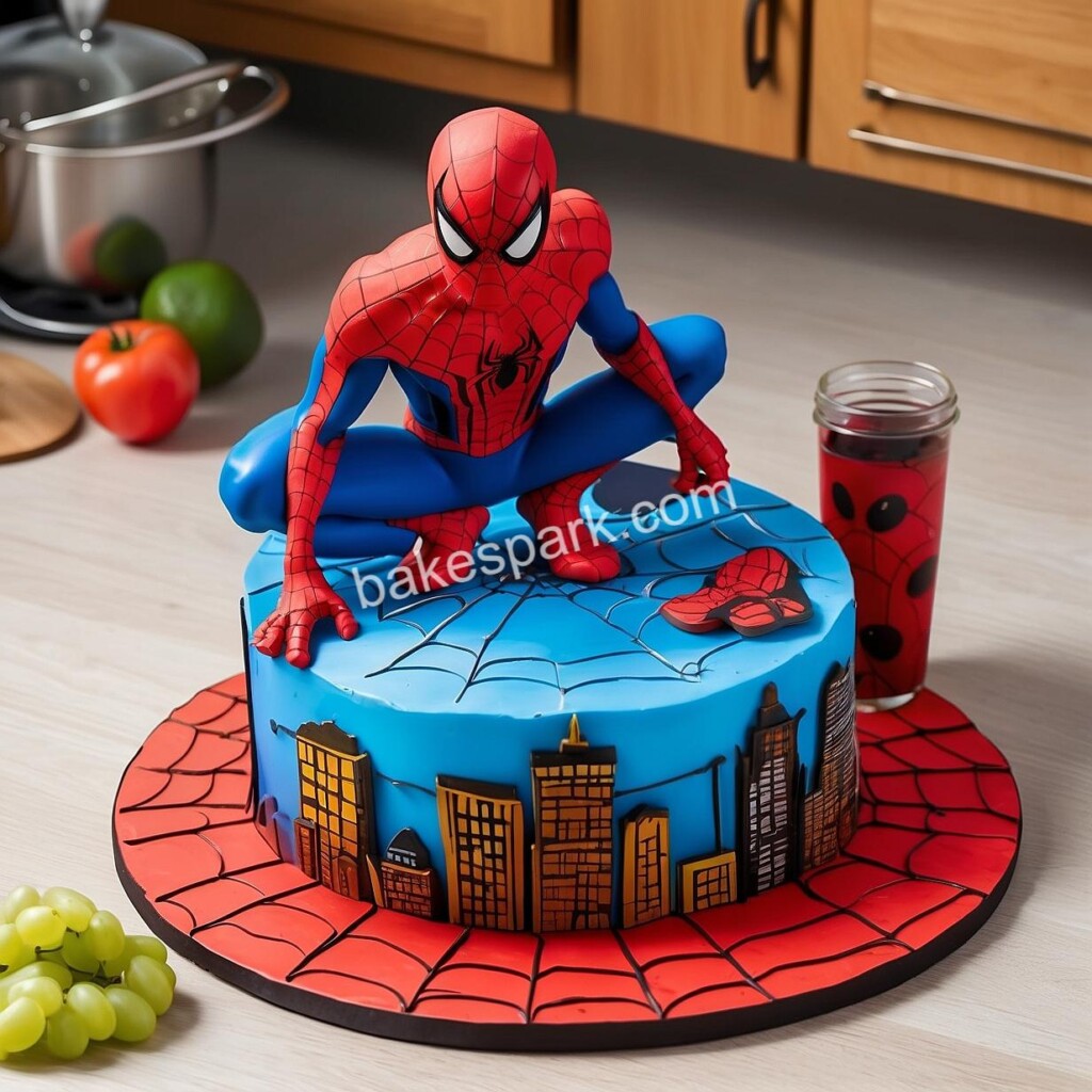 79 Spider-Man Cake Design Ideas [GALLERY] - BakeSpark