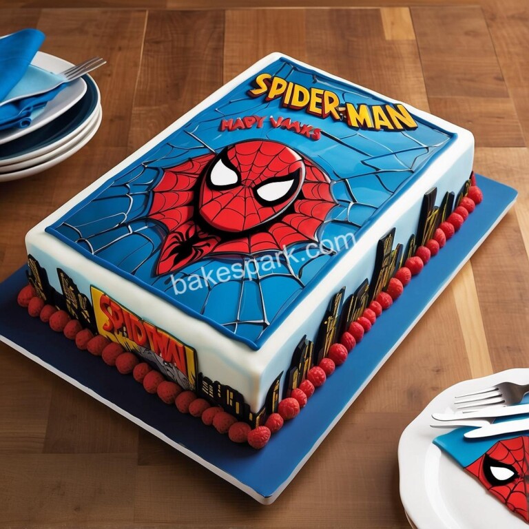 79 Spider-Man Cake Design Ideas [GALLERY] - BakeSpark