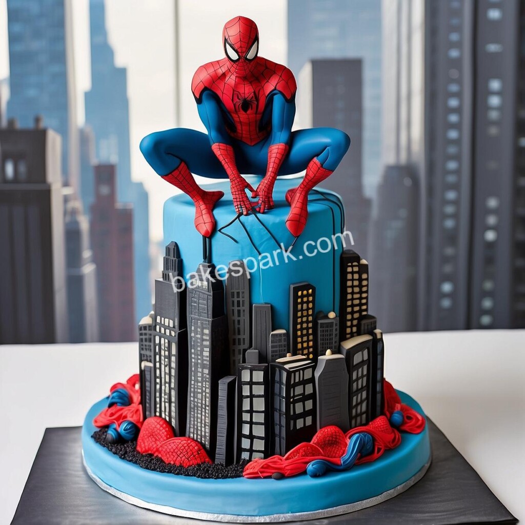 79 Spider-Man Cake Design Ideas [GALLERY] - BakeSpark