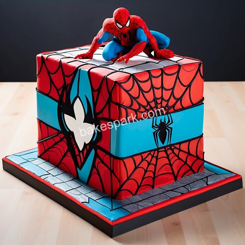 79 Spider-Man Cake Design Ideas [GALLERY] - BakeSpark