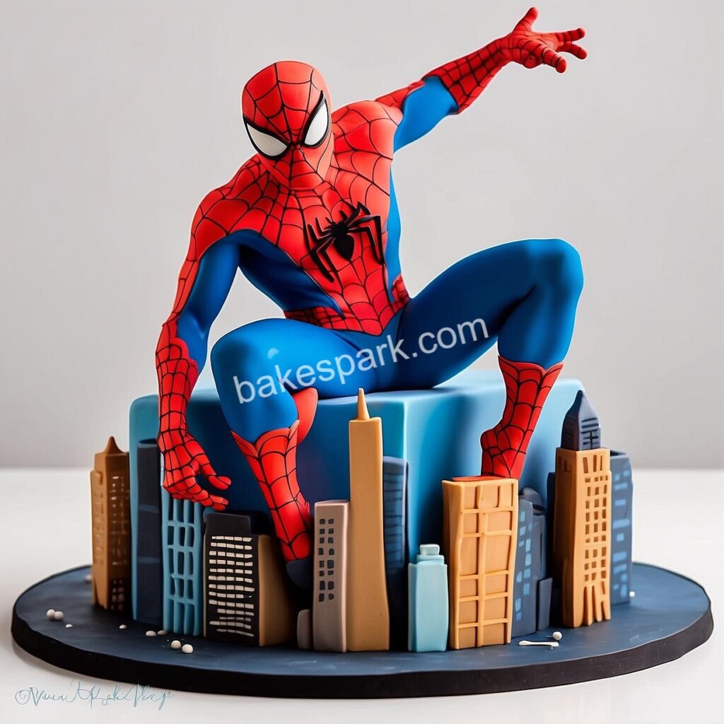 79 Spider-Man Cake Design Ideas [GALLERY] - BakeSpark