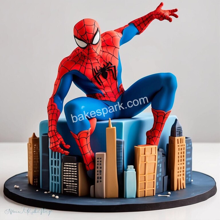 79 Spider-Man Cake Design Ideas [GALLERY] - BakeSpark