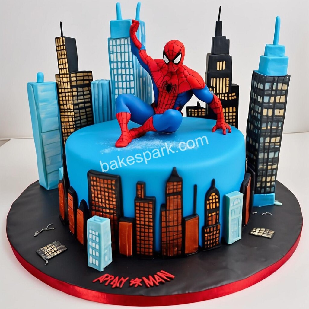 79 Spider-Man Cake Design Ideas [GALLERY] - BakeSpark