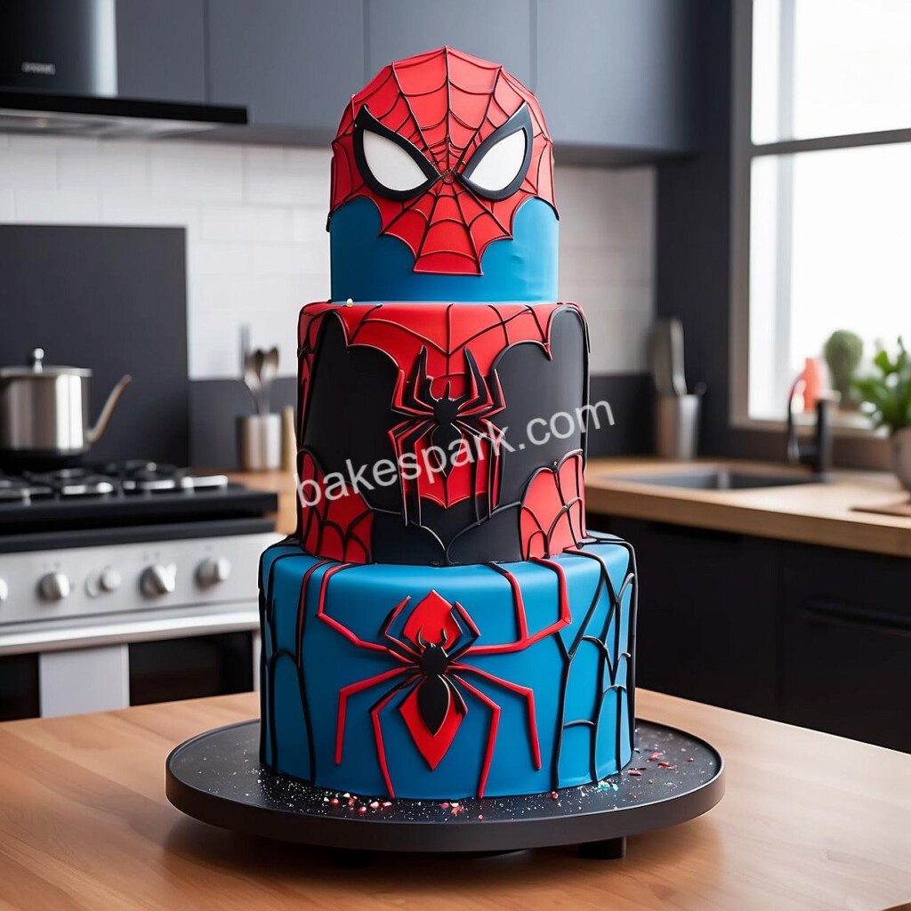 79 Spider-Man Cake Design Ideas [GALLERY] - BakeSpark
