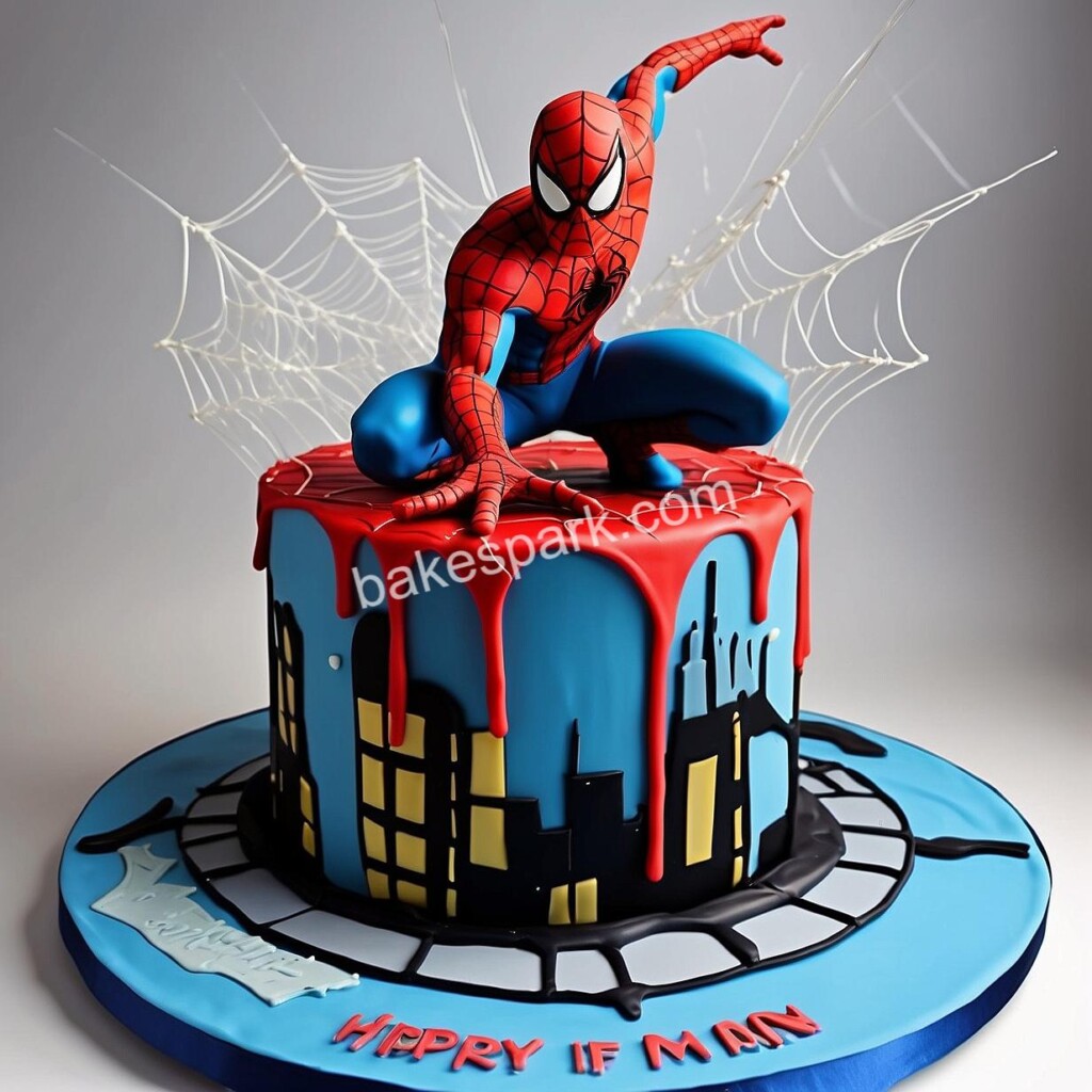 79 Spider-Man Cake Design Ideas [GALLERY] - BakeSpark