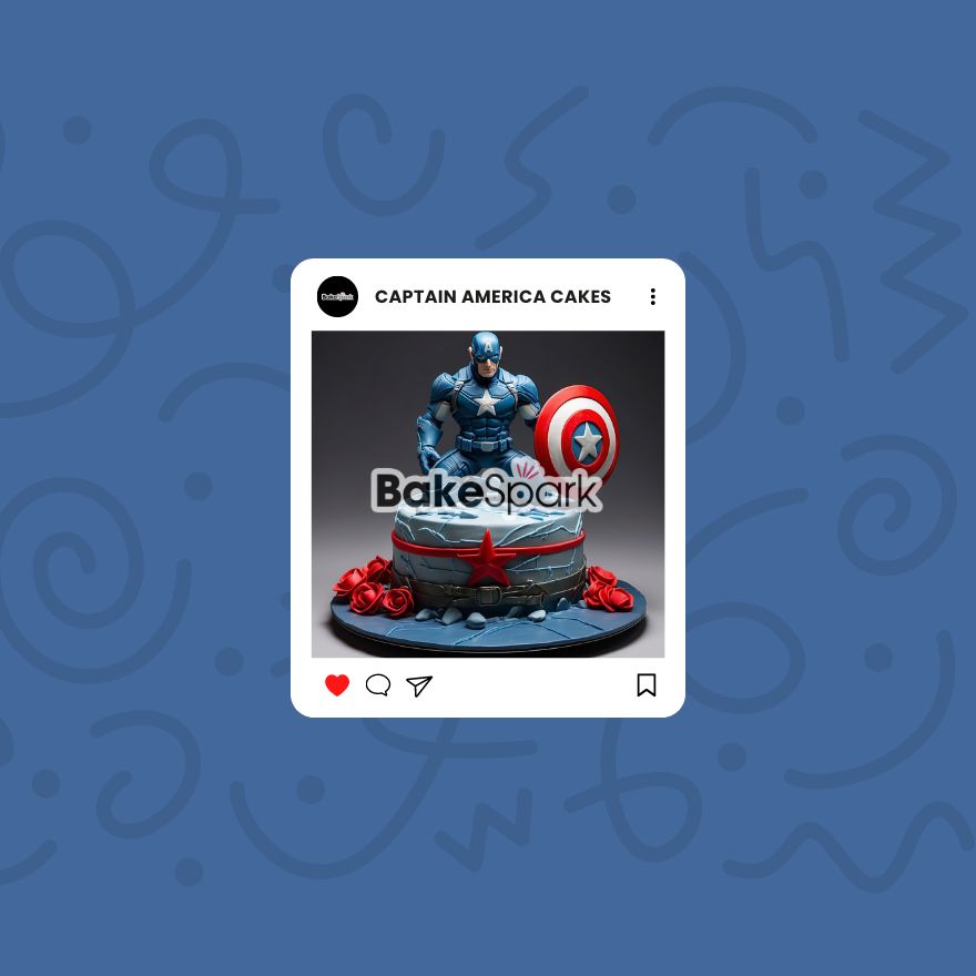 17 Captain America Cake Design Ideas [GALLERY] - BakeSpark