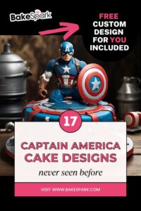 17 Captain America Cake Design Ideas [GALLERY] - BakeSpark