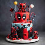 19 Deadpool Cake Design Ideas [GALLERY] - BakeSpark