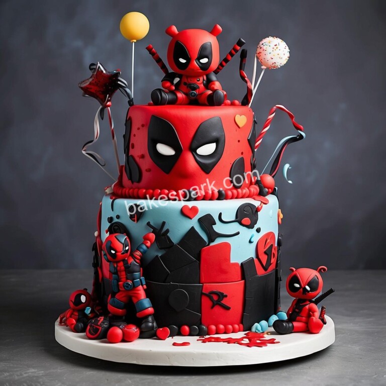 19 Deadpool Cake Design Ideas [GALLERY] - BakeSpark