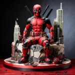 19 Deadpool Cake Design Ideas [GALLERY] - BakeSpark