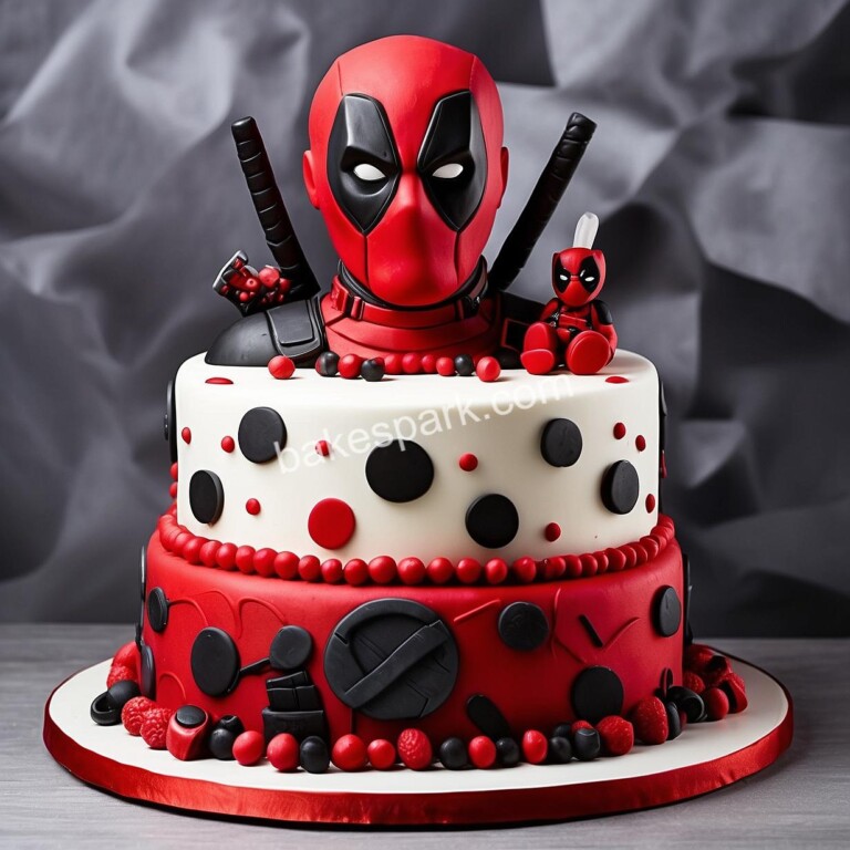 19 Deadpool Cake Design Ideas [GALLERY] - BakeSpark