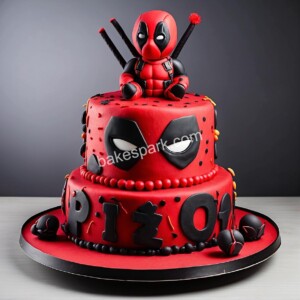 19 Deadpool Cake Design Ideas [GALLERY] - BakeSpark