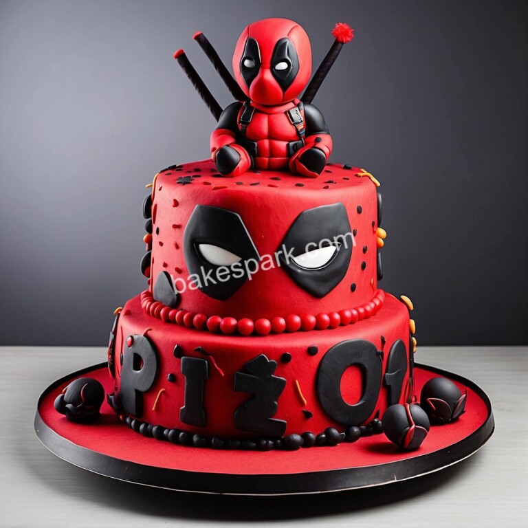 19 Deadpool Cake Design Ideas [GALLERY] - BakeSpark