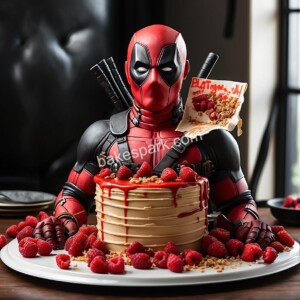 19 Deadpool Cake Design Ideas [GALLERY] - BakeSpark