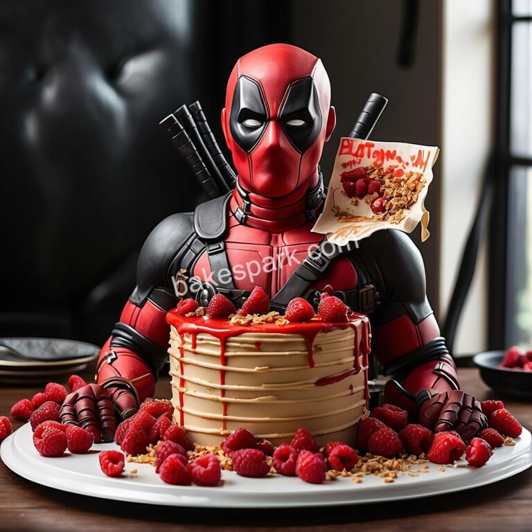 19 Deadpool Cake Design Ideas [GALLERY] - BakeSpark