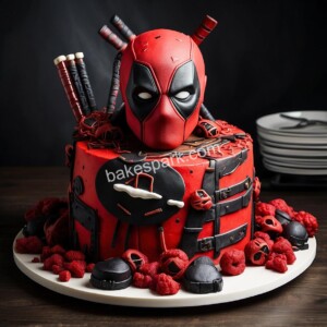 19 Deadpool Cake Design Ideas [GALLERY] - BakeSpark