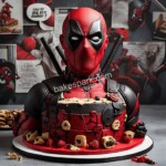 19 Deadpool Cake Design Ideas [GALLERY] - BakeSpark