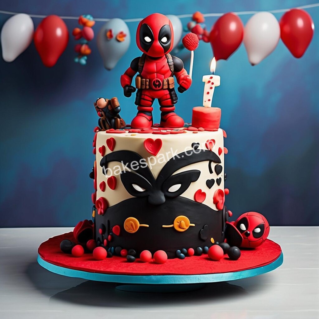 19 Deadpool Cake Design Ideas [GALLERY] - BakeSpark