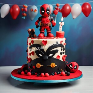 19 Deadpool Cake Design Ideas [GALLERY] - BakeSpark