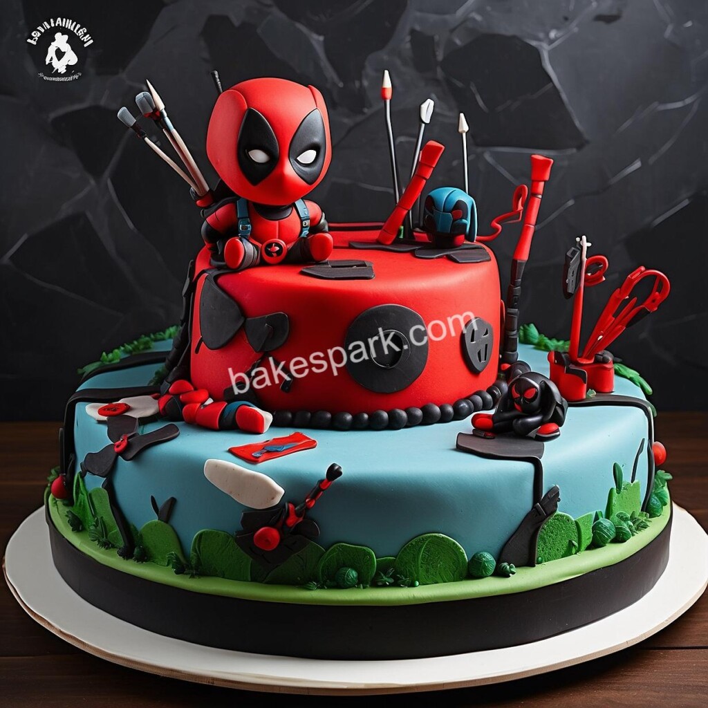 19 Deadpool Cake Design Ideas [GALLERY] - BakeSpark