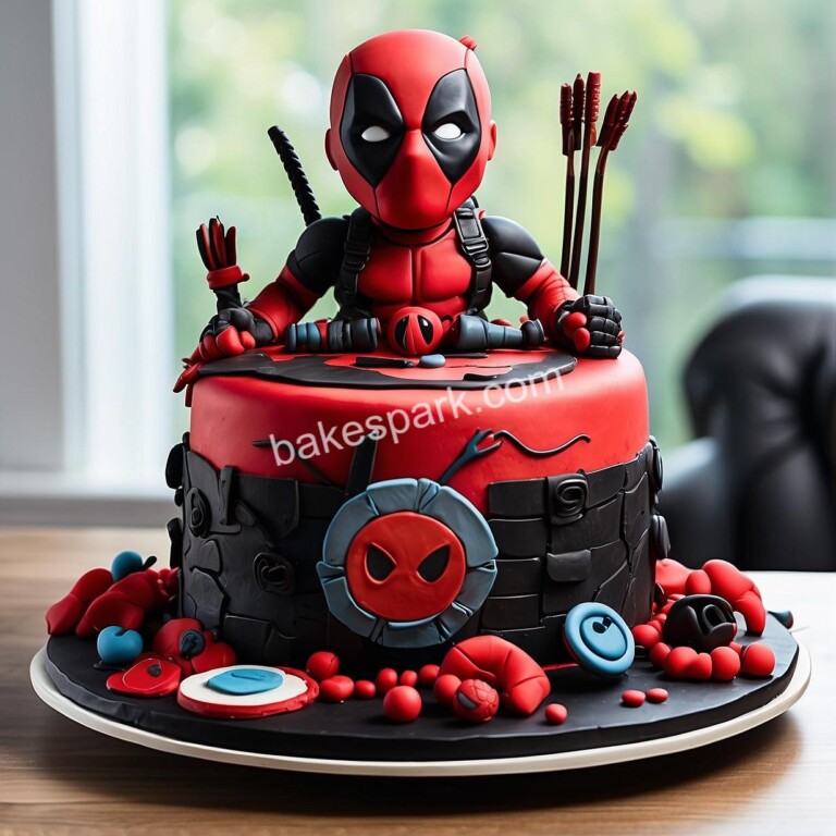 19 Deadpool Cake Design Ideas [GALLERY] - BakeSpark
