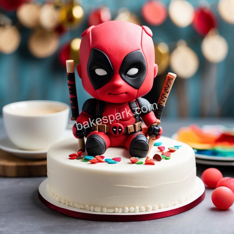 19 Deadpool Cake Design Ideas [GALLERY] - BakeSpark