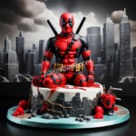19 Deadpool Cake Design Ideas [GALLERY] - BakeSpark