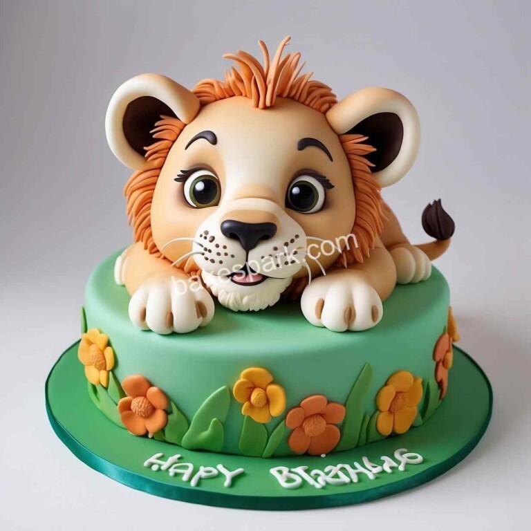 37 Lion Cake Design Ideas [GALLERY] - BakeSpark
